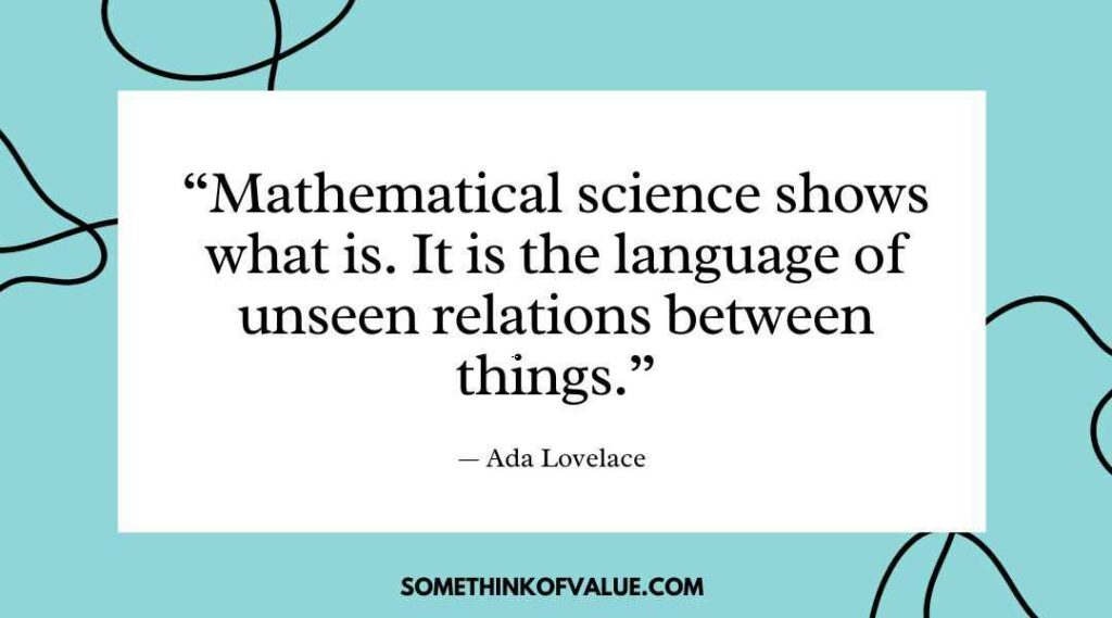 30+ Best Ada Lovelace Quotes About Maths, Science & More - Some Think ...