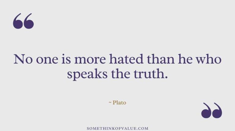 100 Plato Quotes About Life, Philosophy & Politics - Some Think Of Value