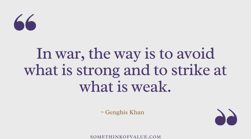 55 Famous Genghis Khan Quotes on Enemies, War and Conquering - Some ...