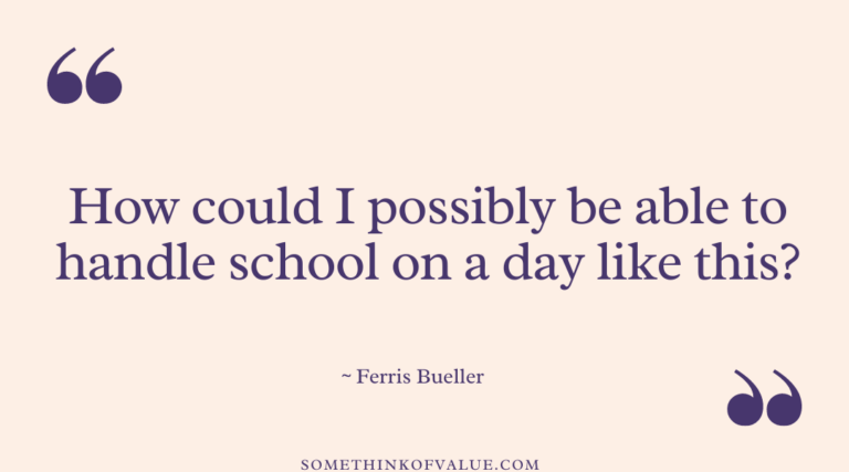 50+ Best Ferris Bueller Quotes from Ferris Bueller's Day Off - Some ...