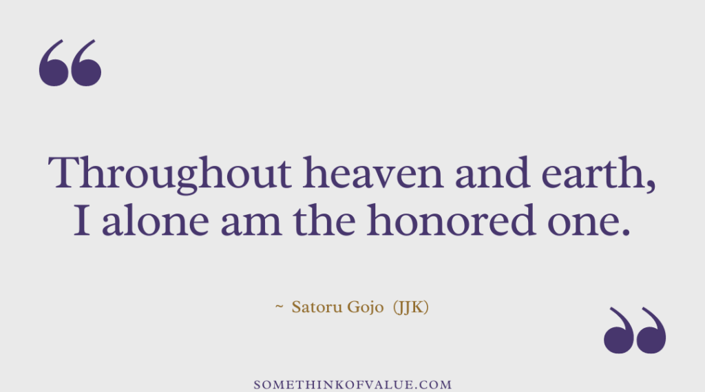 100 Powerful Jujutsu Kaisen Quotes by Gojo, Nanami & More - Some Think ...