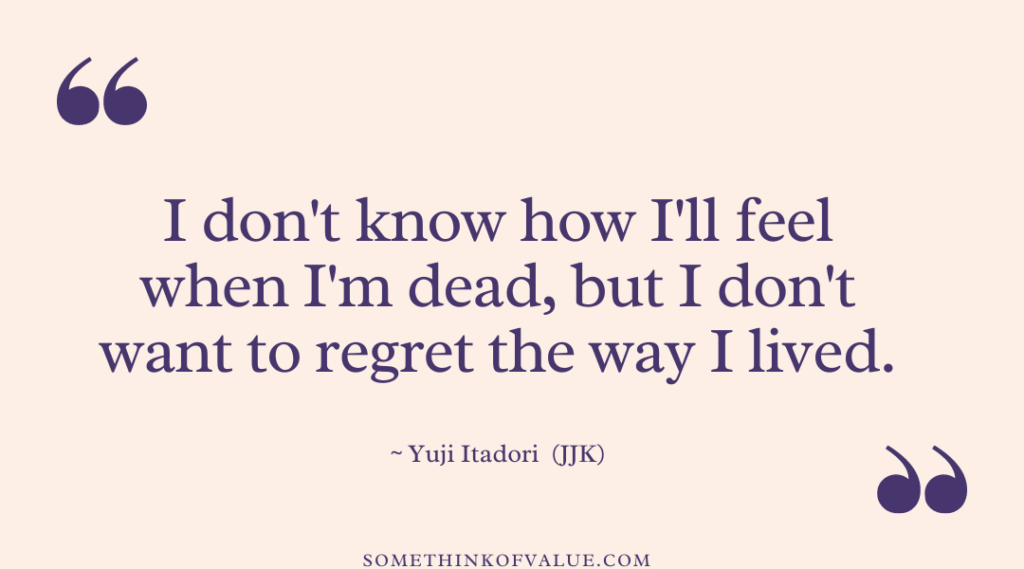 100 Powerful Jujutsu Kaisen Quotes by Gojo, Nanami & More - Some Think ...